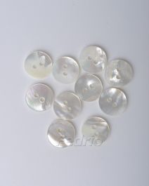 2-Hole White Mother of Pearl Shell Buttons - Fedrio.com