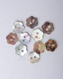 Mixed Shaped Agoya Shell Buttons - Fedrio.com