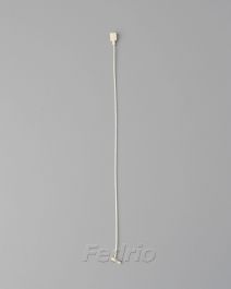 Beige hang tag string with plastic locker HTS105 - Fedrio.com